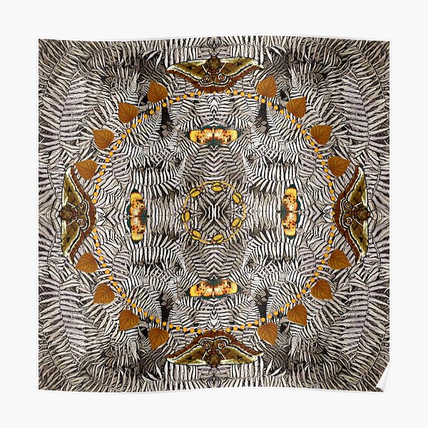 "Bracken & Bugs - Kaleidoscope" Poster by JacquiTaylor | Redbubble