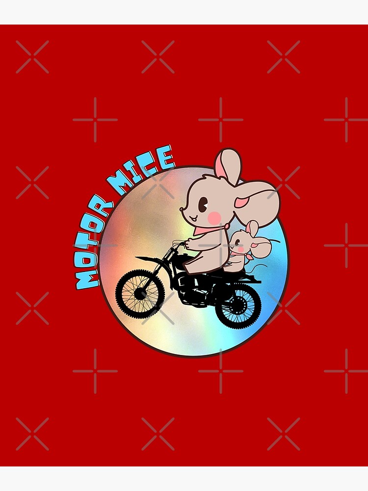 "Motorcycle Mice" Poster for Sale by DoherDesigns | Redbubble