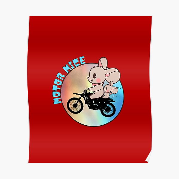 "Motorcycle Mice" Poster for Sale by DoherDesigns | Redbubble