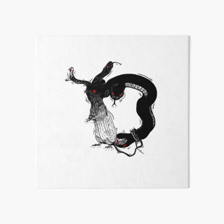 "Medusa rat" Art Board Print by MichieVanBellie | Redbubble