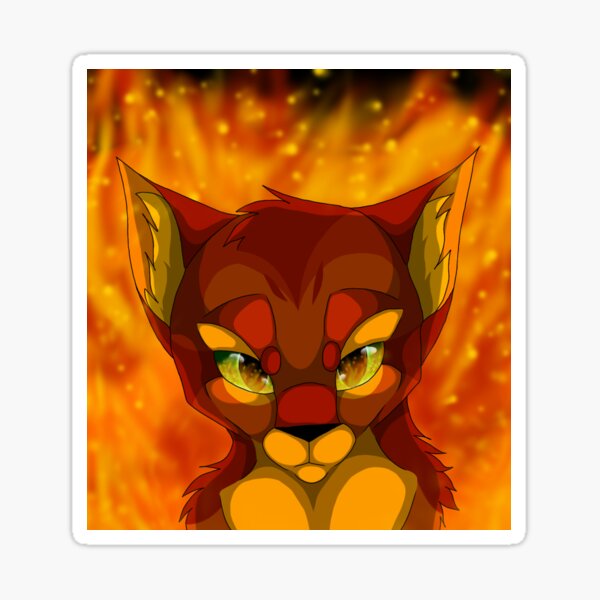 "Firestar" Sticker by ivyshade | Redbubble