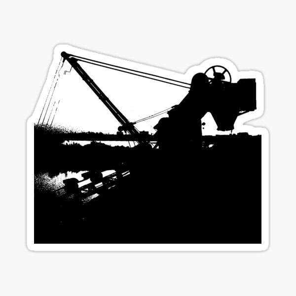 "Dragline" Sticker for Sale by Robert Elfferich | Redbubble