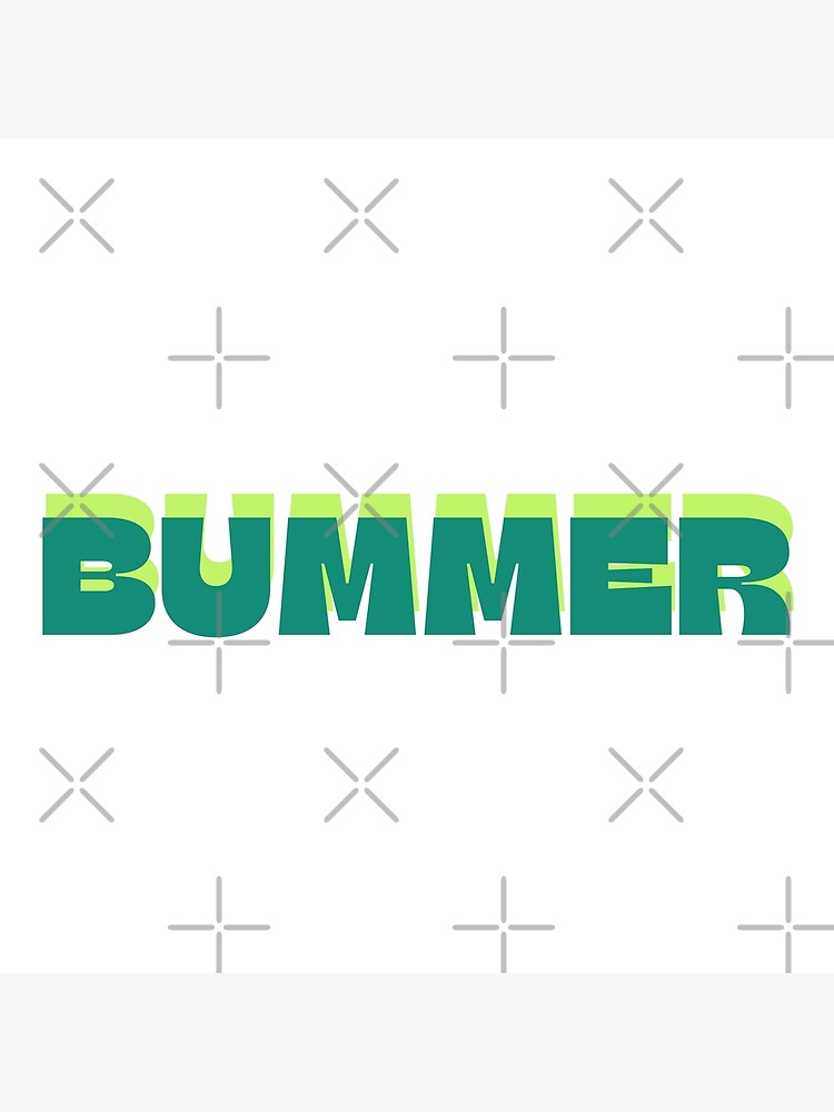 "Green Colored Bummer Meme Pack" Poster for Sale by siyaforshort ...