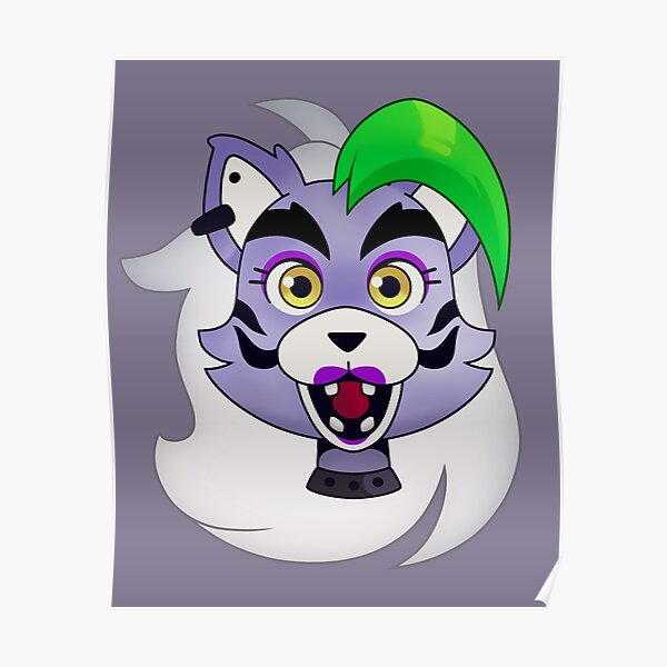 "FNaF Roxanne Wolf Design" Poster for Sale by Flipwish | Redbubble