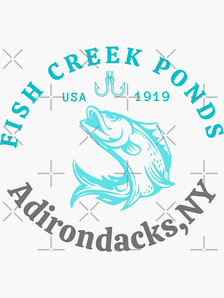 "fish creek ponds adirondacks,ny" Sticker for Sale by mariano92 | Redbubble