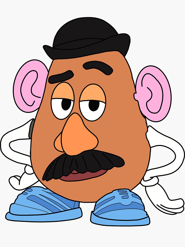 "Potato head " Sticker for Sale by maddimarie91 | Redbubble