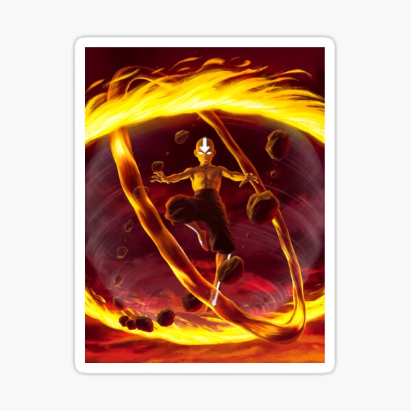 "The avatar state" Sticker for Sale by acework | Redbubble