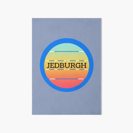"Jedburgh circled logo" Art Board Print by TheRightHonMP | Redbubble