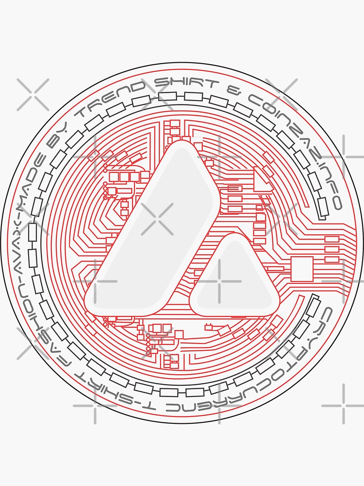 "AVAX" Sticker for Sale by Thanest Boontap | Redbubble