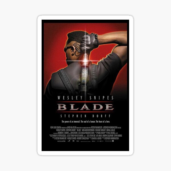"BLADE " Sticker by rikamnajuhkal | Redbubble