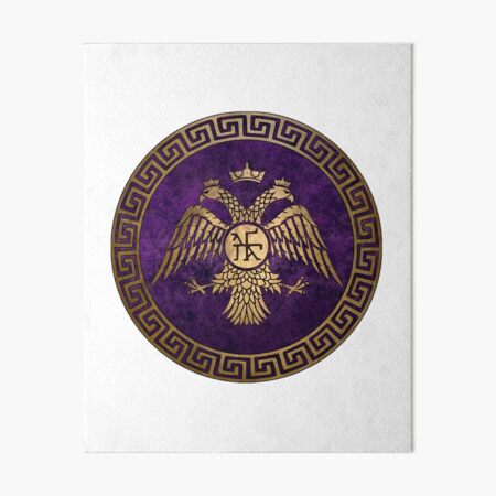 "Byzantine Empire Byzantium Symbol of Constantinople" Art Board Print ...