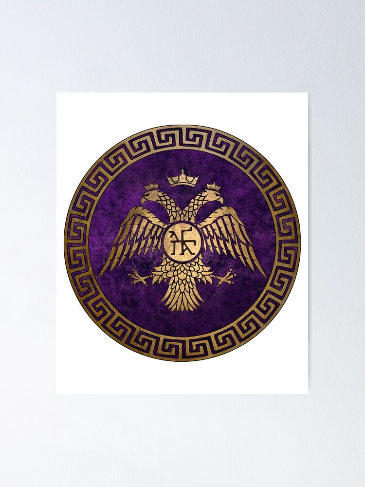 "Byzantine Empire Byzantium Symbol of Constantinople" Poster for Sale ...