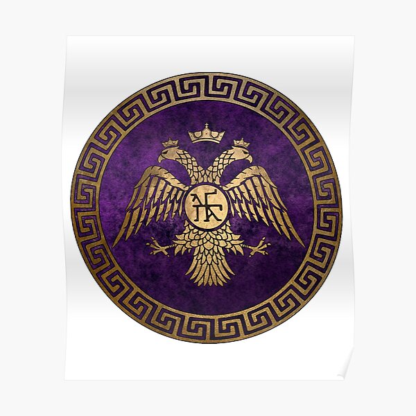 "Byzantine Empire Byzantium Symbol of Constantinople" Poster for Sale ...