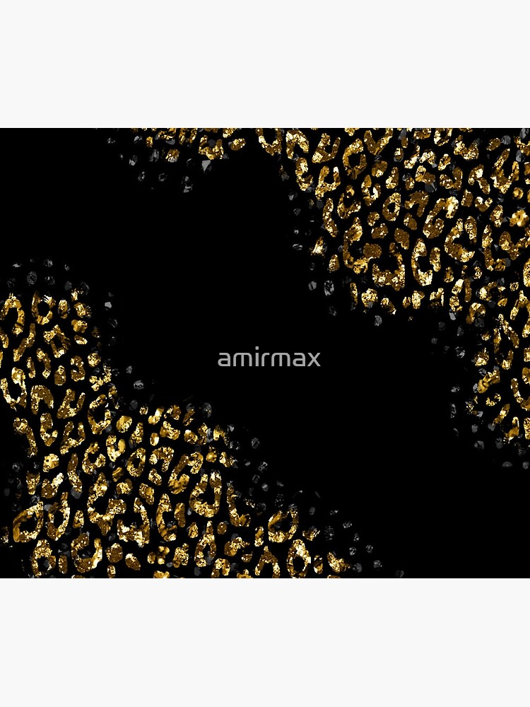 "Golden Leopard" Poster by amirmax | Redbubble