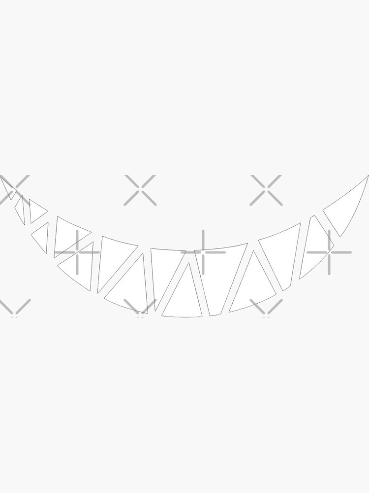 "Evil Smile" Sticker for Sale by FelixxGhost | Redbubble