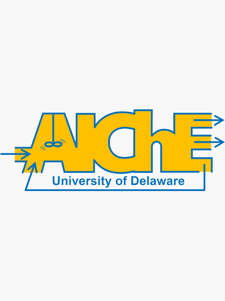 "Full Color UD AIChE Logo" Sticker for Sale by AIChE-UD-Merch | Redbubble