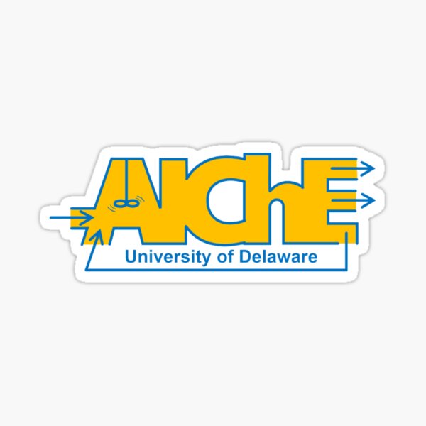 "Full Color UD AIChE Logo" Sticker for Sale by AIChE-UD-Merch | Redbubble