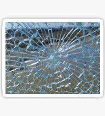 Broken Glass Stickers | Redbubble