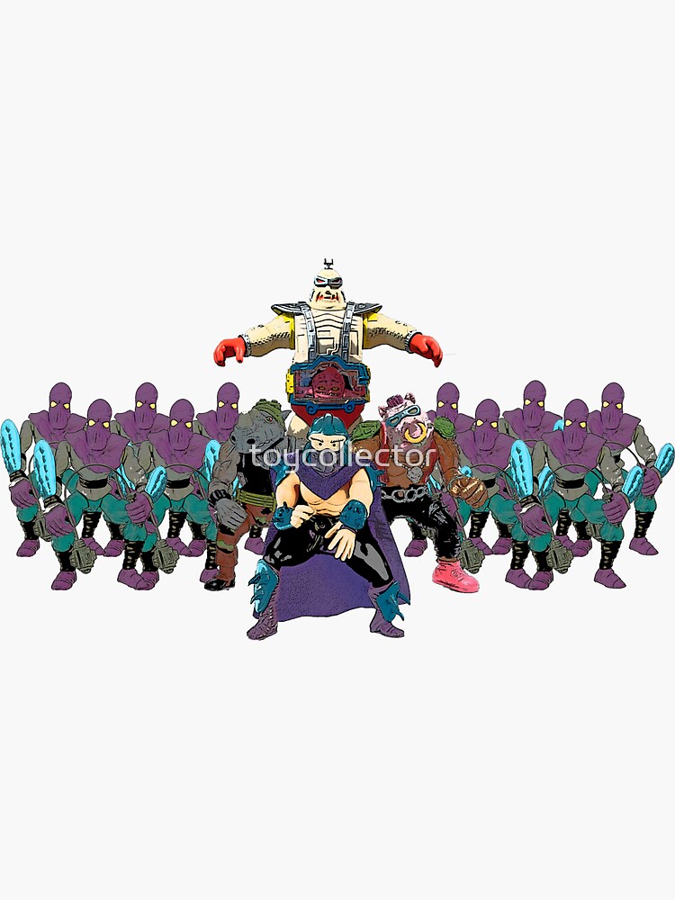 "Shredder, Krang, Rocksteady, Bebop, Foot Clan, OH MY! " Sticker by ...