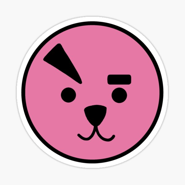 "BT21 COOKY face" Sticker for Sale by smiileyarts | Redbubble