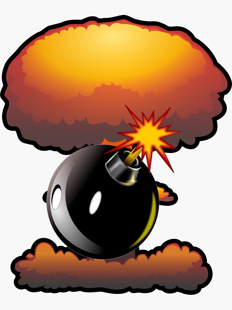 "Bomb Squad explosion" Sticker for Sale by 20Dollars | Redbubble