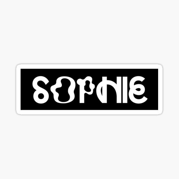 "SOPHIE " Sticker for Sale by ZachHartArtCo | Redbubble