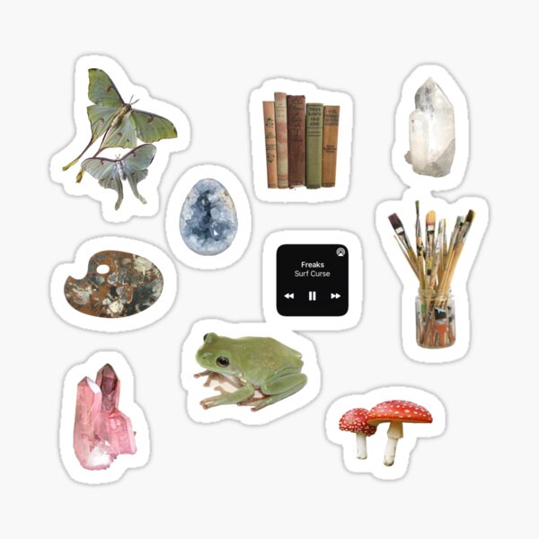 "Artsy grunge sticker pack " Sticker for Sale by WackoArts | Redbubble