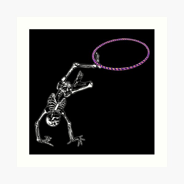 "Dancing Foot Hooping Skeleton | Halloween Spooky | Hula Hoop Flow ...