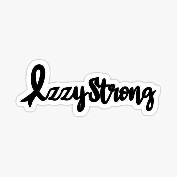 "Izzy Strong Logo" Sticker for Sale by xtinedileo | Redbubble