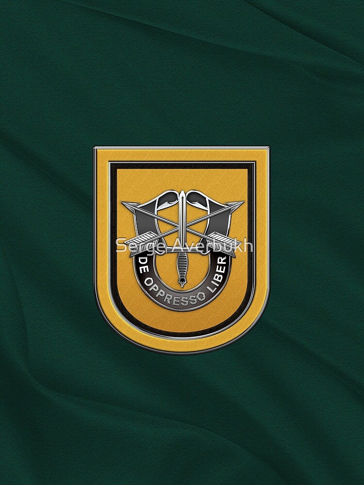 "U.S. Army 1st Special Forces Group - 1 SFG Beret Flash over Green ...