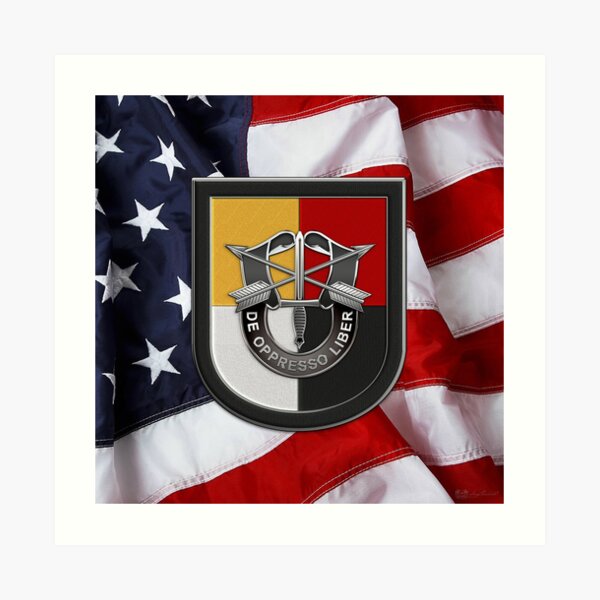"U.S. Army 3rd Special Forces Group – 3 SFG Beret Flash over American ...