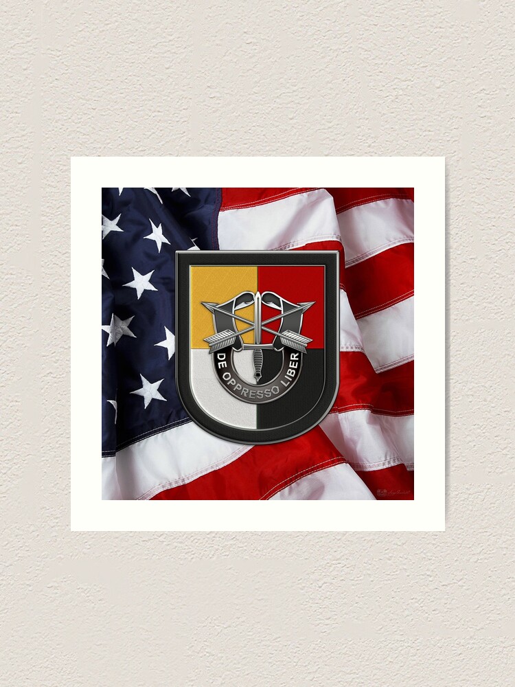 "U.S. Army 3rd Special Forces Group – 3 SFG Beret Flash over American ...