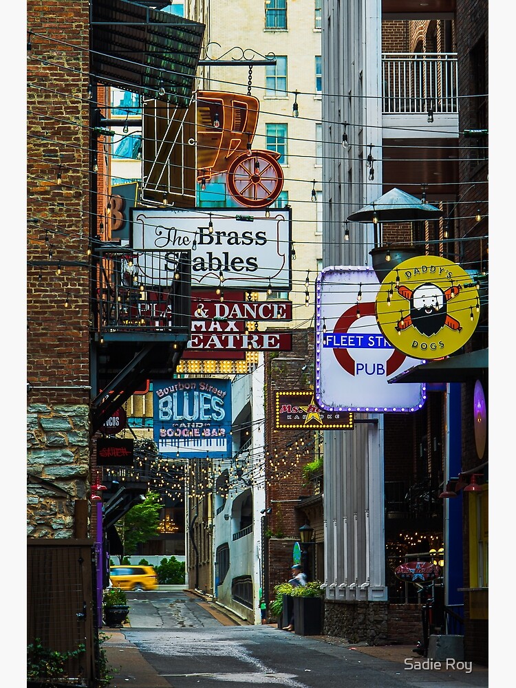 "Printers Alley Signs" Poster by fineartbysadie | Redbubble