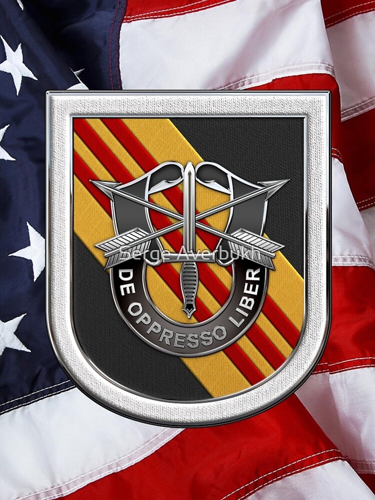 "U. S. Army 5th Special Forces Group Vietnam - 5 S F G Beret Flash over ...