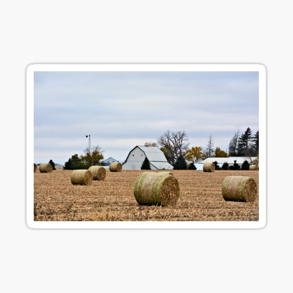 "Stover Bales" Sticker for Sale by Duane Klipping | Redbubble