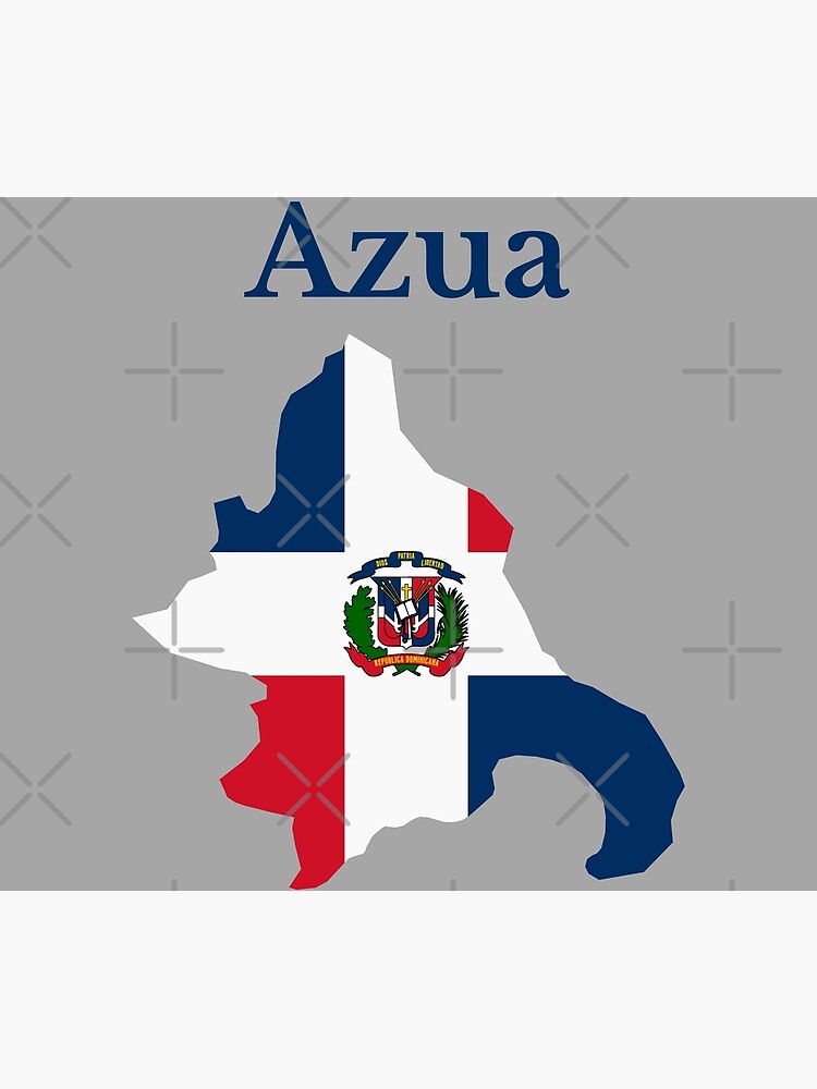 Lámina artística «Diseño de Mapa de la Provincia de Azua, República ...