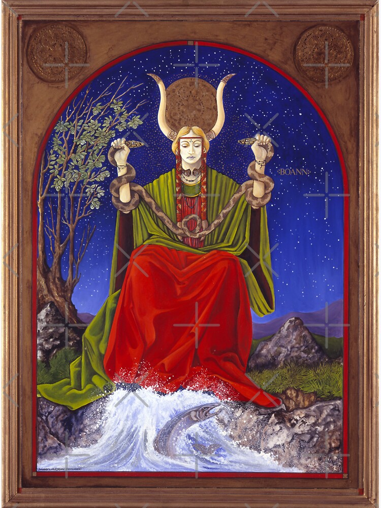 "Celtic goddess Boann: Original Artwork copyright Stuart Littlejohn/Q ...