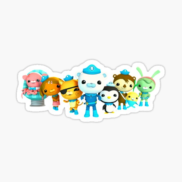 "The Octonauts " Sticker for Sale by iHeartGiggles | Redbubble