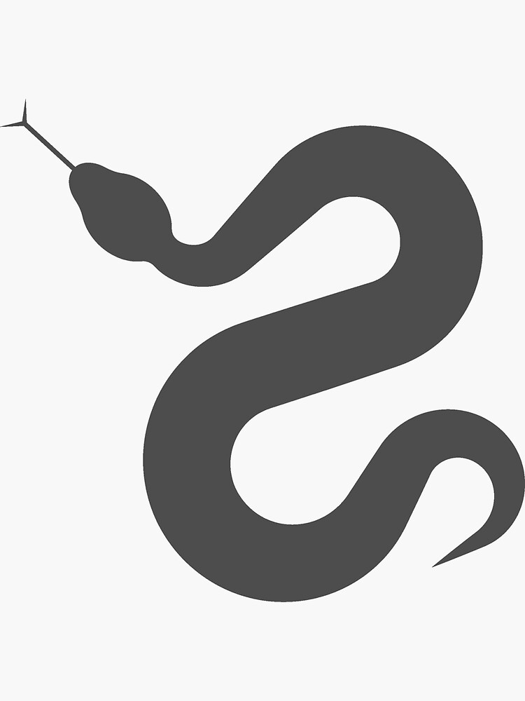 "Snake logo" Sticker for Sale by bellaxbudhong | Redbubble