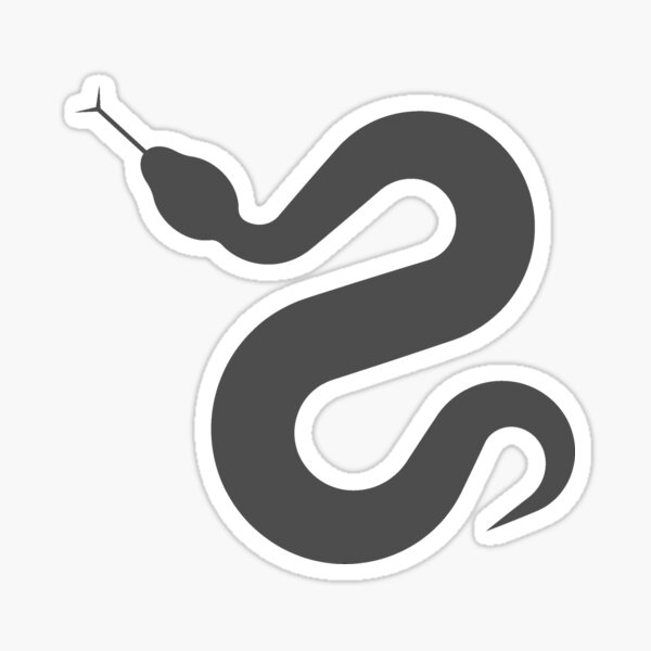 "Snake logo" Sticker for Sale by bellaxbudhong | Redbubble