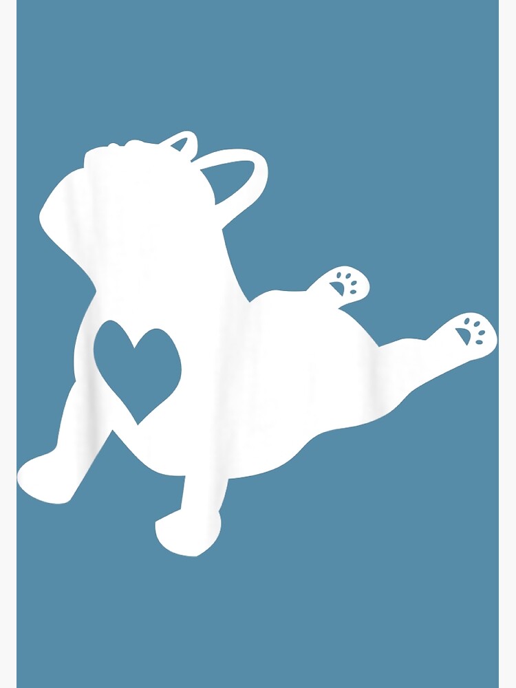 "French bulldog shirt heart frenchie" Poster for Sale by KingPower ...