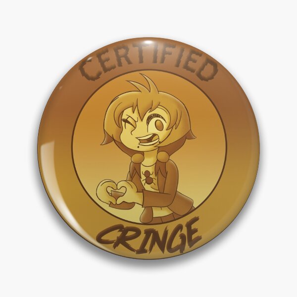 "GrungeBunge Certified Cringe" Pin for Sale by SabNino15 | Redbubble