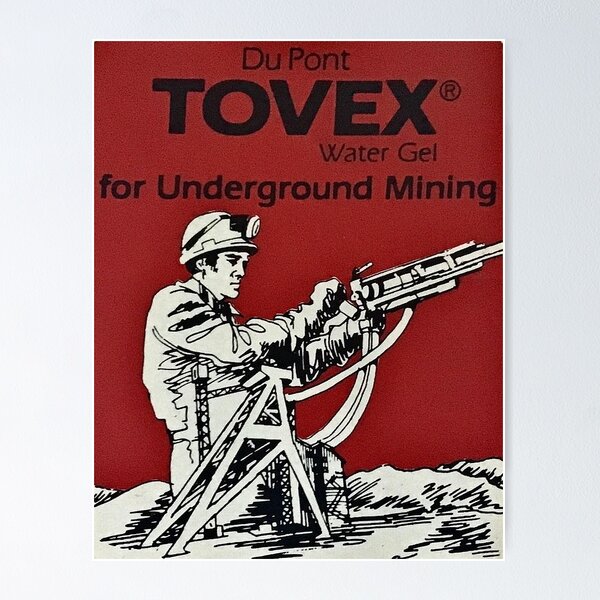 "DuPont Tovex Explosives" Poster for Sale by Digitalclock | Redbubble