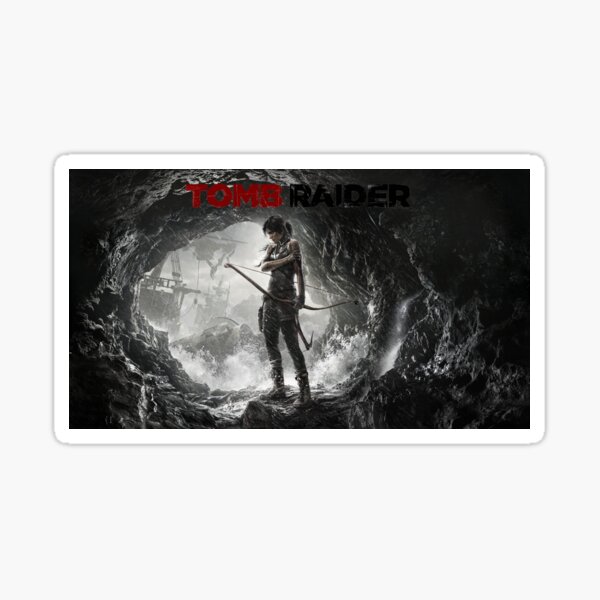 "Tomb raider scene" Sticker for Sale by Thesecreations | Redbubble