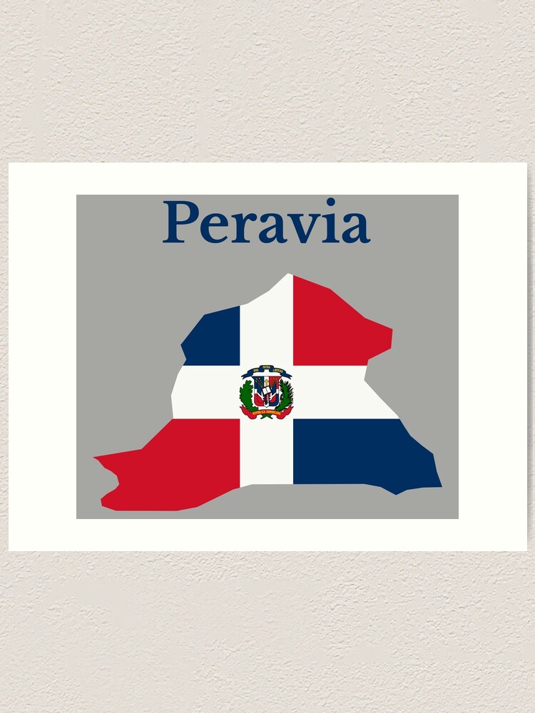 Lámina artística «Diseño de mapas de la provincia de Peravia, República ...