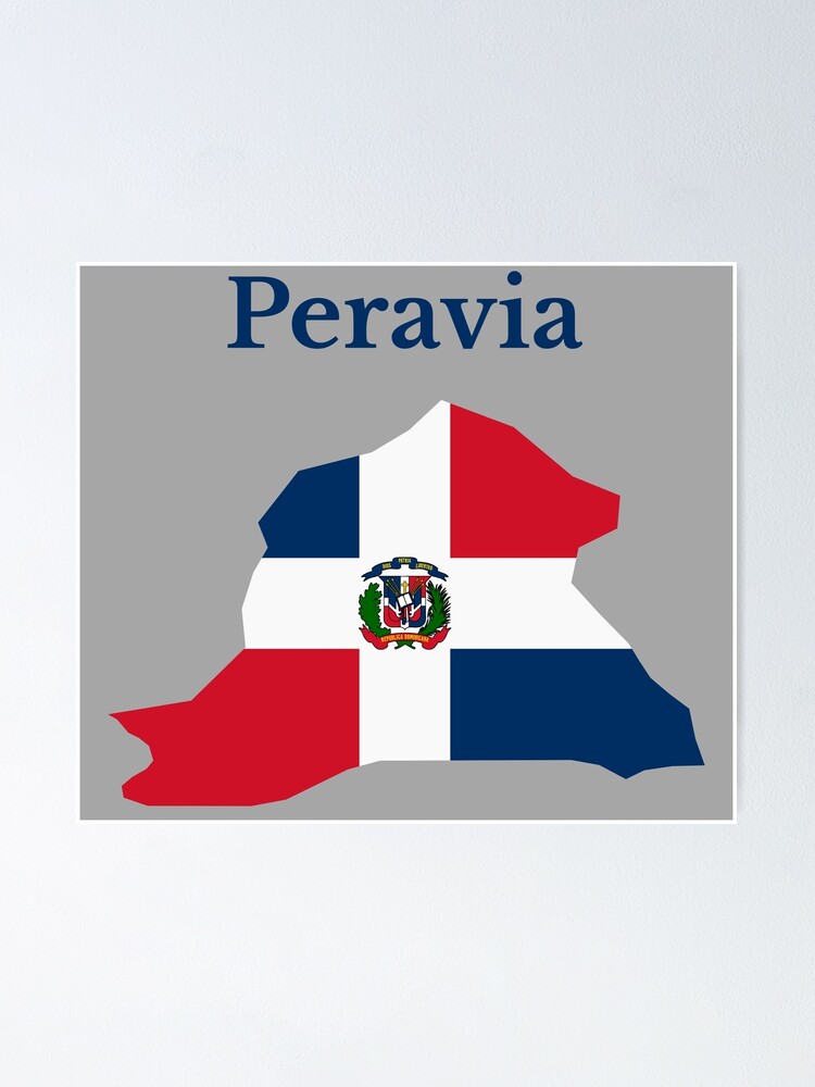 Póster «Diseño de mapas de la provincia de Peravia, República ...