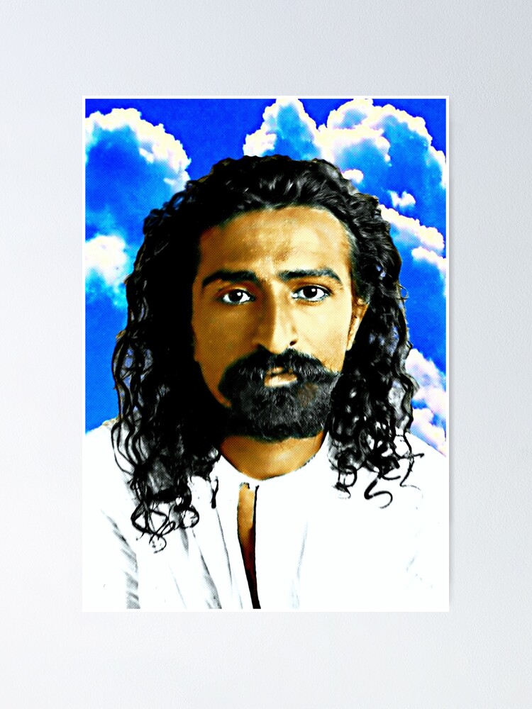 "Meher Baba Portrait" Poster for Sale by FridaArtGallery | Redbubble