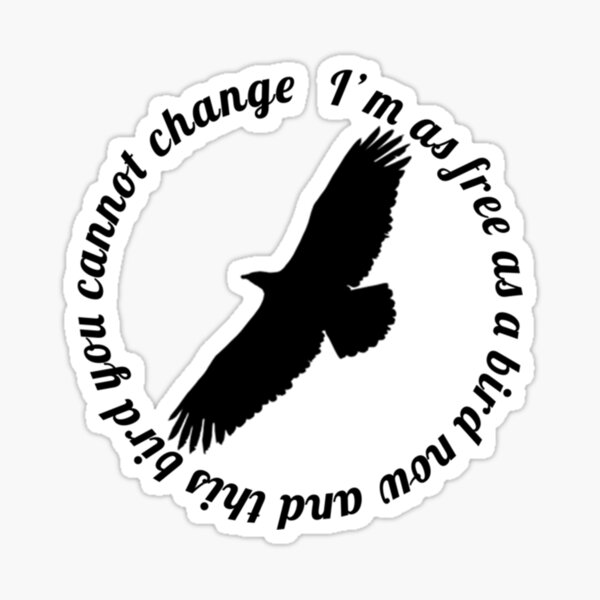 "Free Bird " Sticker for Sale by JennStacy | Redbubble
