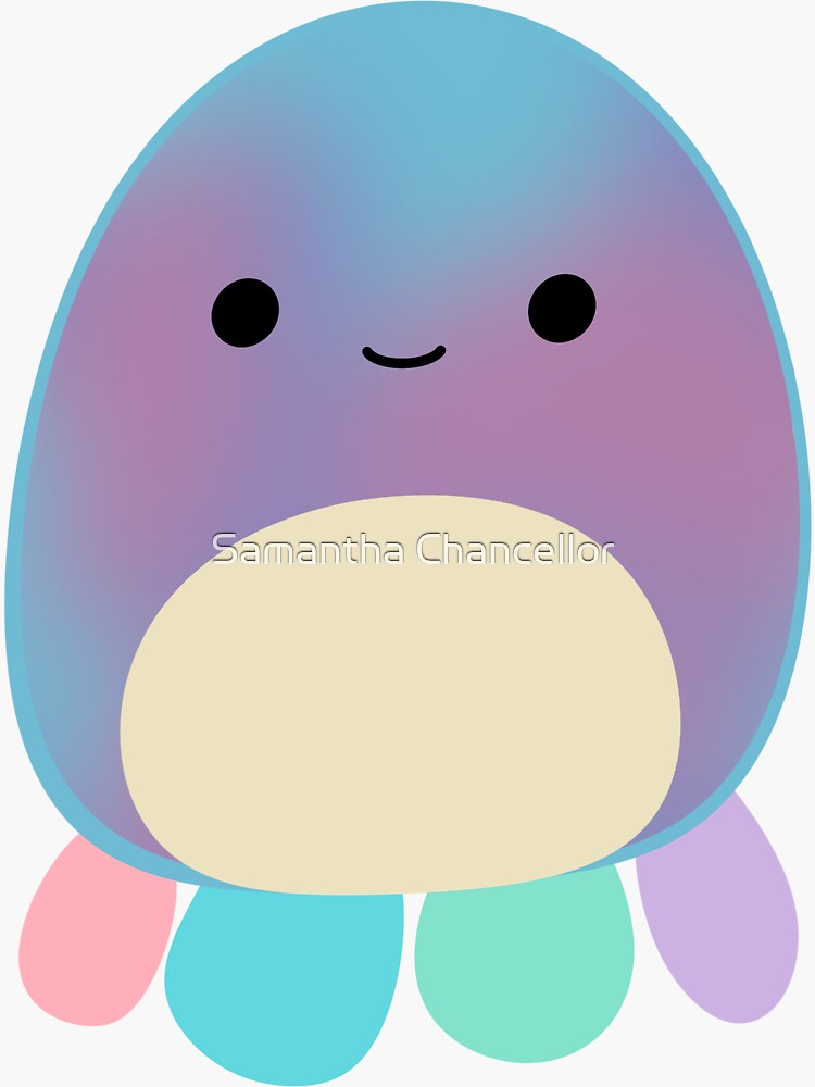 "Octopus Squishmallow" Sticker for Sale by samanthagc | Redbubble