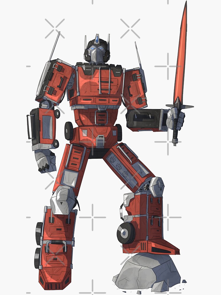 "Packout Prime Robot" Sticker by milwaukeemando | Redbubble